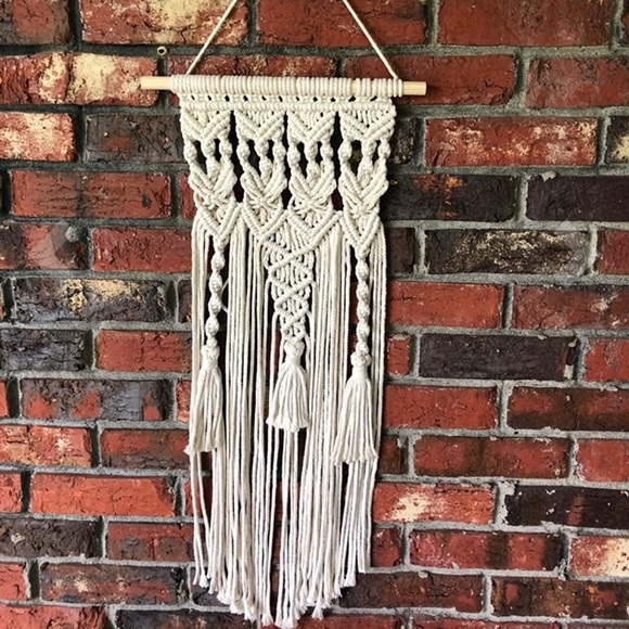 Urban Outfitters | Accents | Twinning Handmade Macrame Braided Bohemian ...